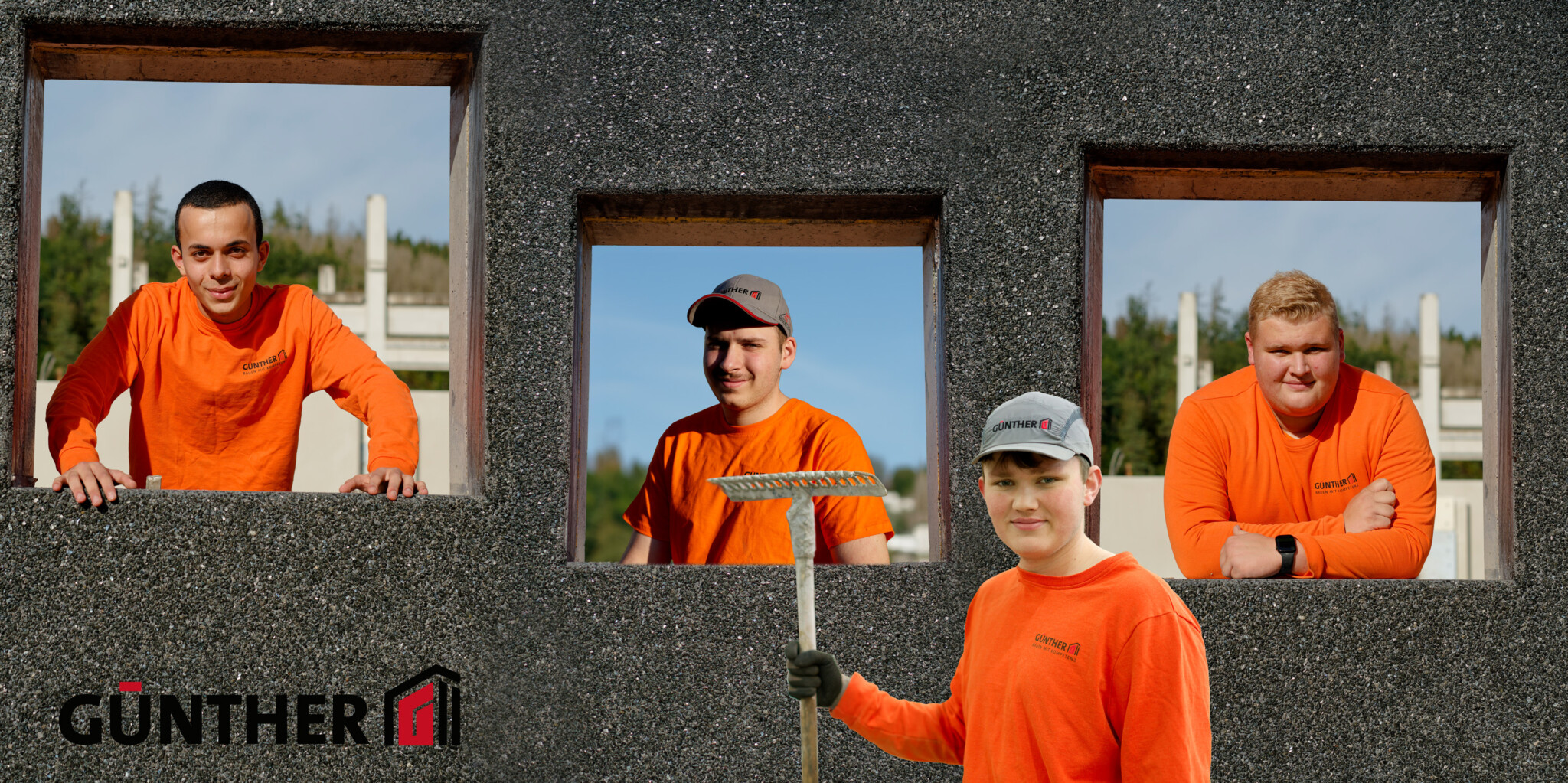 Karrierestart: Die Bauunternehmung GÜNTHER begrüßt vier neue Azubis ...